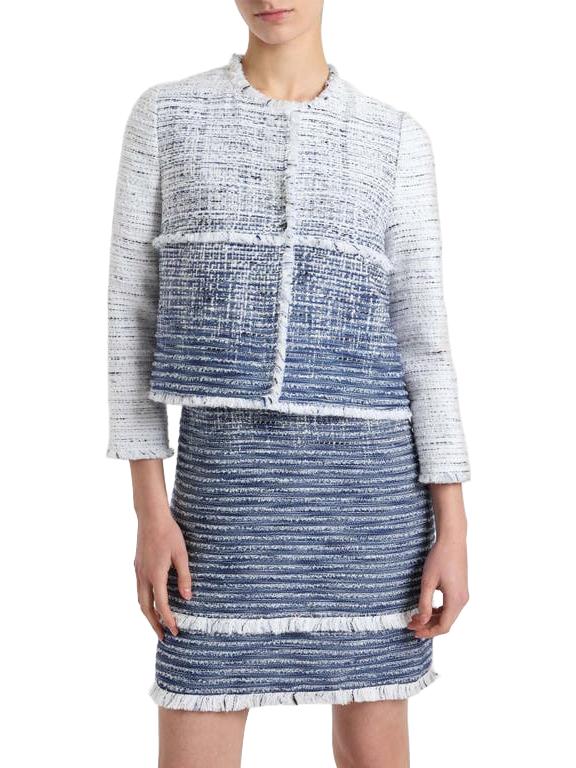 SANTORELLI Valerie Short Jacket in Ombre Modern Tweed